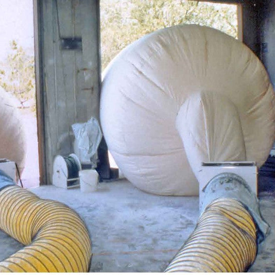 Containment Dust Sock for Ventilation – Pacific Blast Supply